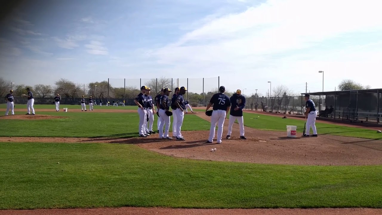 Milwaukee Brewers spring training 2018 PFP - YouTube