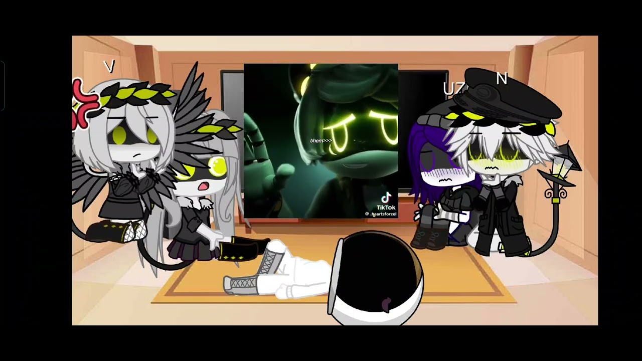 murder drones react to.. #gacha #gachaclub #gachaedits#gachalifeedits# ...