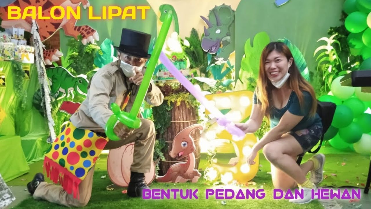 CONTOH CARA MEMBUAT BALON ANEKA BENTUK II Membuat Balon Anjing ...