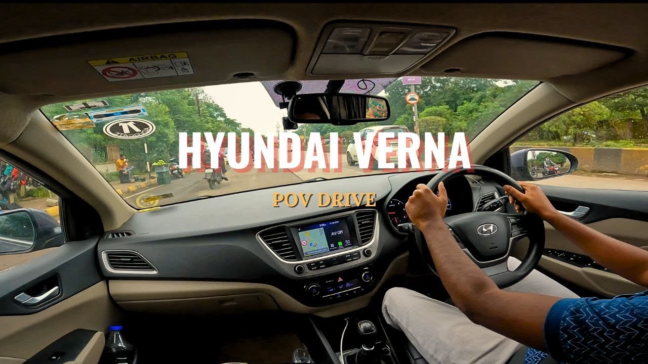 Hyundai Verna 2017 POV Drive.1.6 Diesel Manual. - YouTube