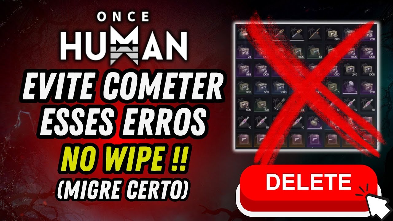 EVITE COMETER ESSES ERROS NO WIPE DO ONCE HUMAN NA NOVA TEMPORADA ...