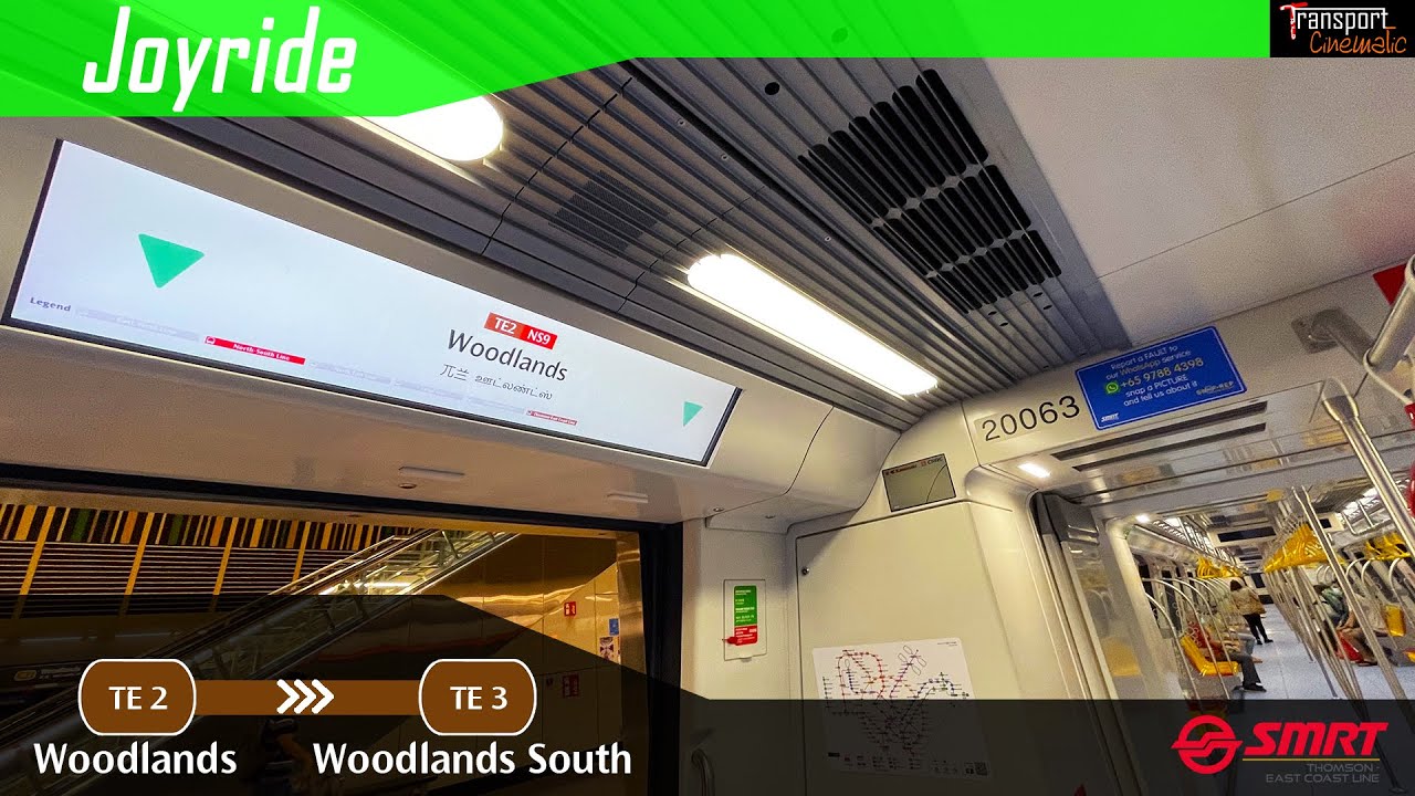 [Joyride x SMRT TEL] T251 PV06 - TE2 Woodlands to TE3 Woodlands South ...