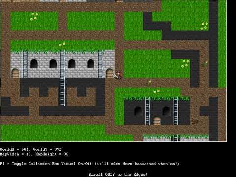 2D Edge Scrolling - Blitz3D - YouTube