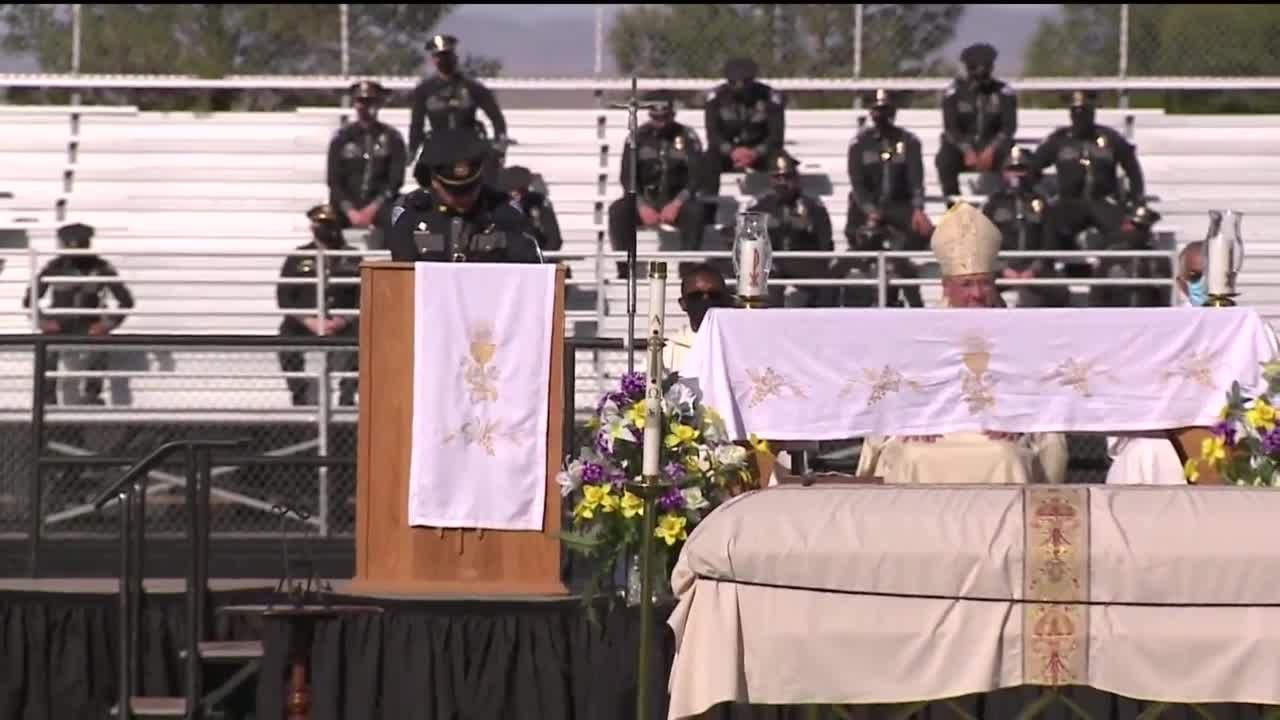 Friend and colleague of fallen NMSP officer gives Eulogy - YouTube