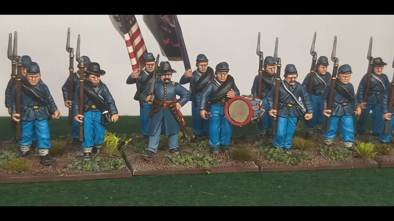 Perry's miniatures 28mm acw,side project,battle in a box,union troops ...