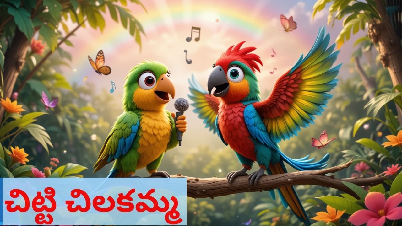 చిట్టి చిలకమ్మా | Chitti Chilakamma |Rhymes for Children |Baby Rhymes ...