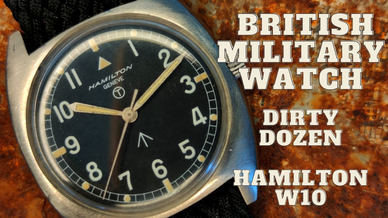 HAMILTON Dirty Dozen W10 cal. 649 Britisch military watch full Servive ...