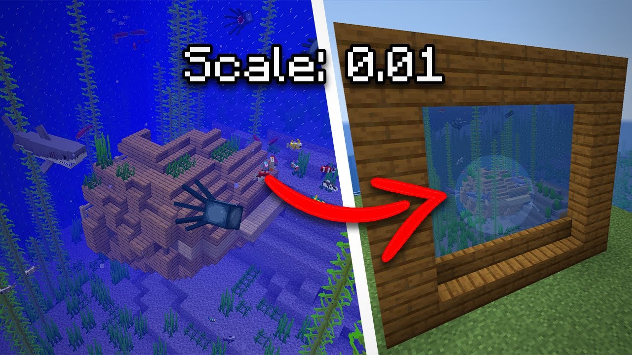 Working Fish tank in Minecraft - YouTube