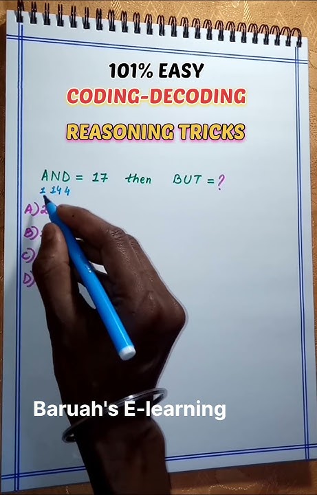 Coding Decoding Reasoning Tricks Reasoning Classes For Ssc Cgl Gd Exam Shorts Youtube