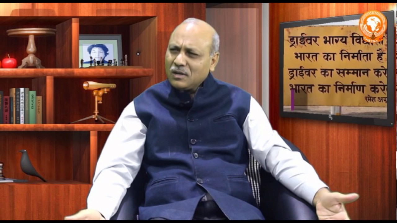 Sh.Ramesh Agarwal on Chetna TV, telling his life journey to Sh.Rajesh ...