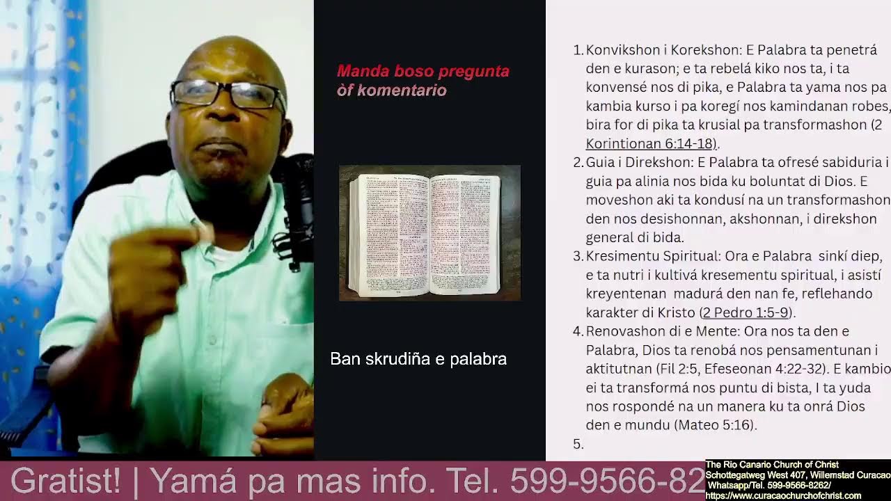 E palabra ta Poderoso (#4 Les) - YouTube