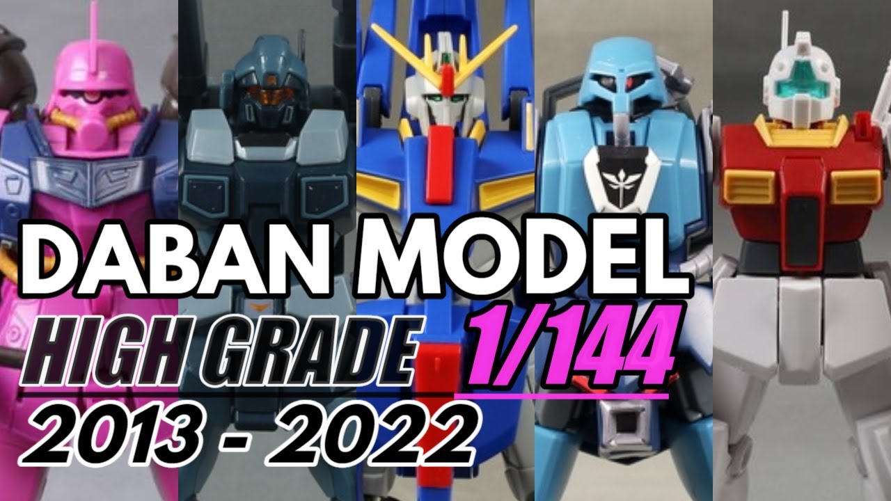 Every HG 1/144 Knockoff Kits Released by Daban Model So Far - YouTube