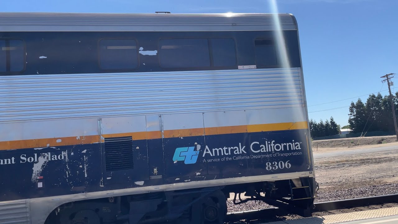 Amtrak San Joaquin Train 710 Southbound To BFD Leaving Modesto Station ...