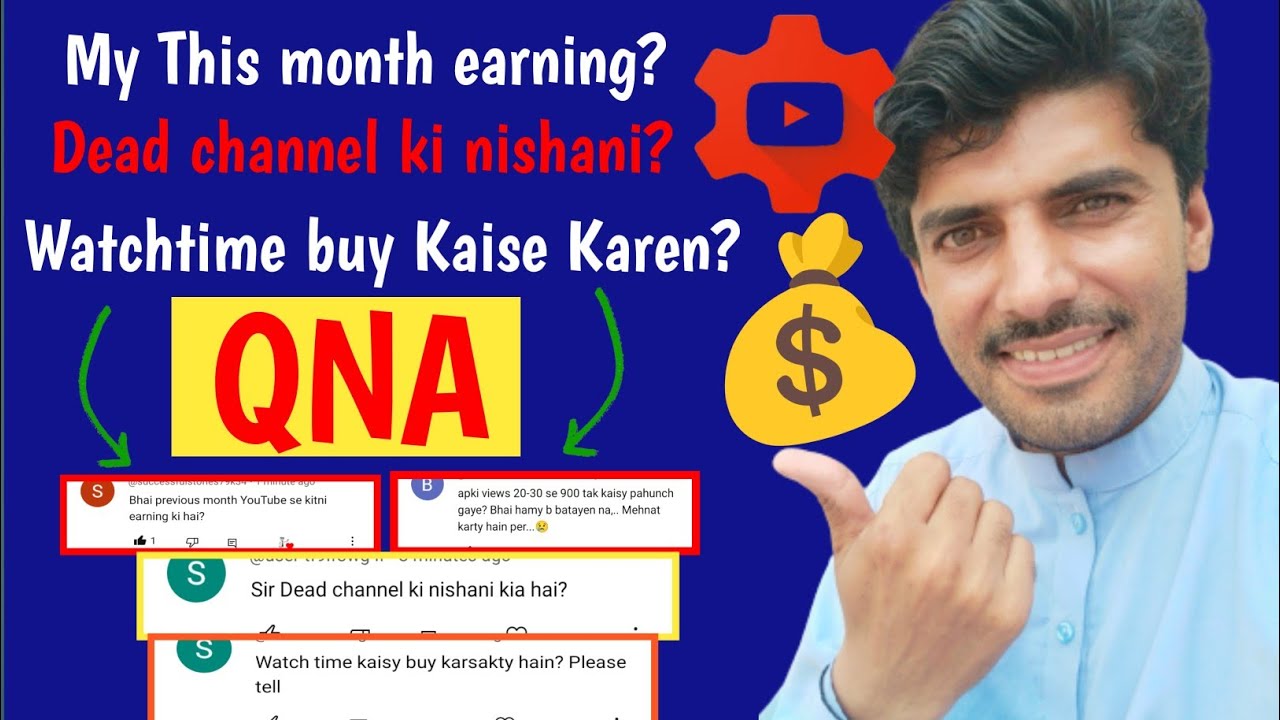 QNA MY YOUTUBE EARNING REVEALED - YouTube