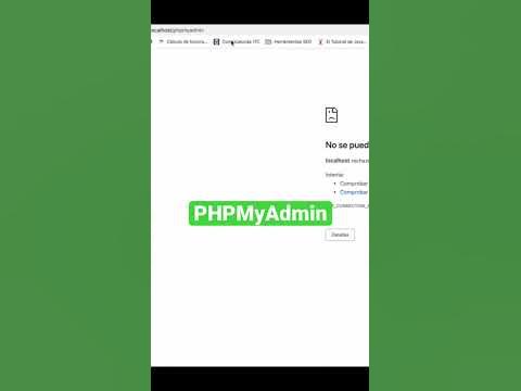 Solución: PHPMyAdmin no funciona aunque MySQL está activo - YouTube