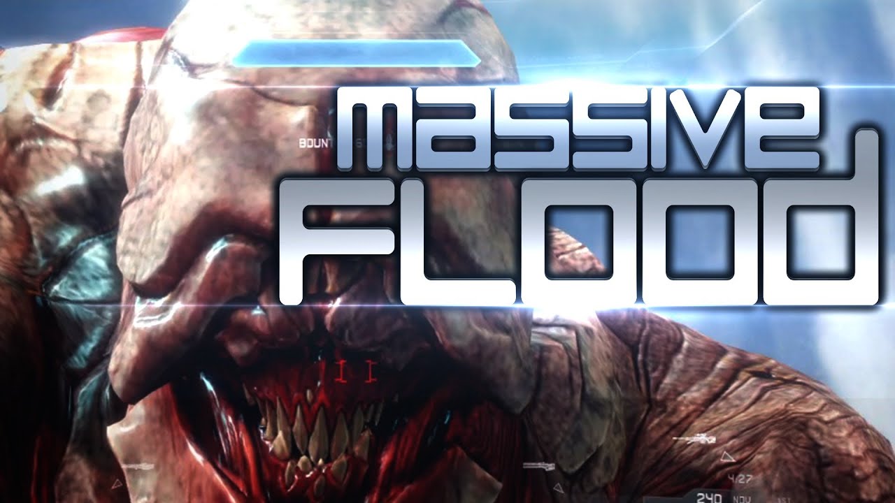 Halo 4 Funny 'Flood Abomination' Gametype! Massive Flood! - YouTube