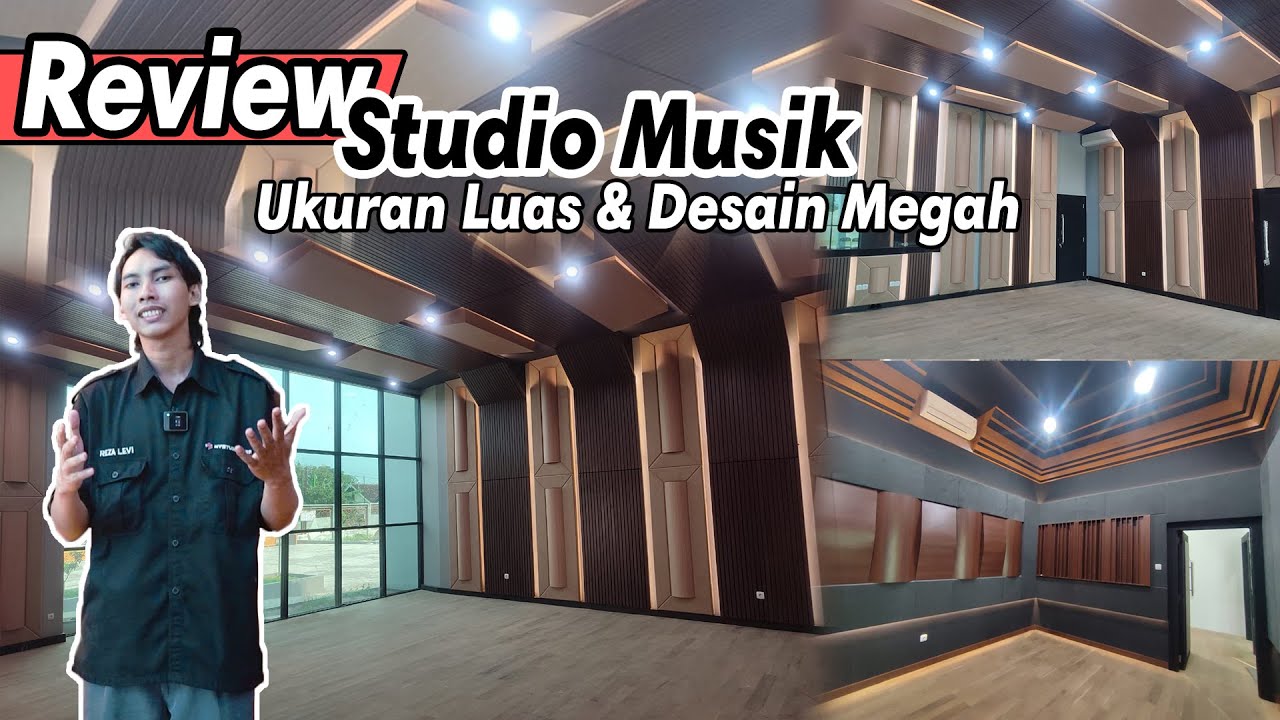 REVIEW STUDIO MUSIK - DESAIN MEWAH, TREATMENT AKUSTIK MAKSIMAL, DIMENSI ...