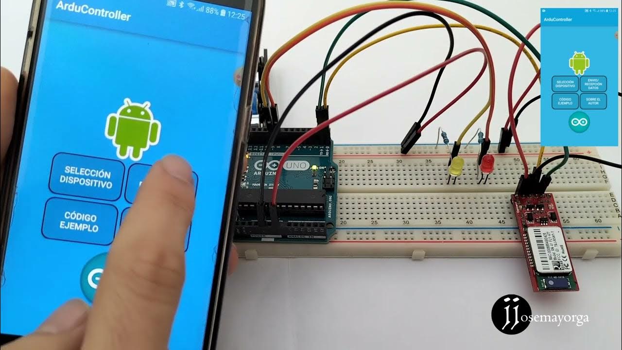 Control de LEDs por Bluetooth con ArduController // LED control via bluetooth with ...