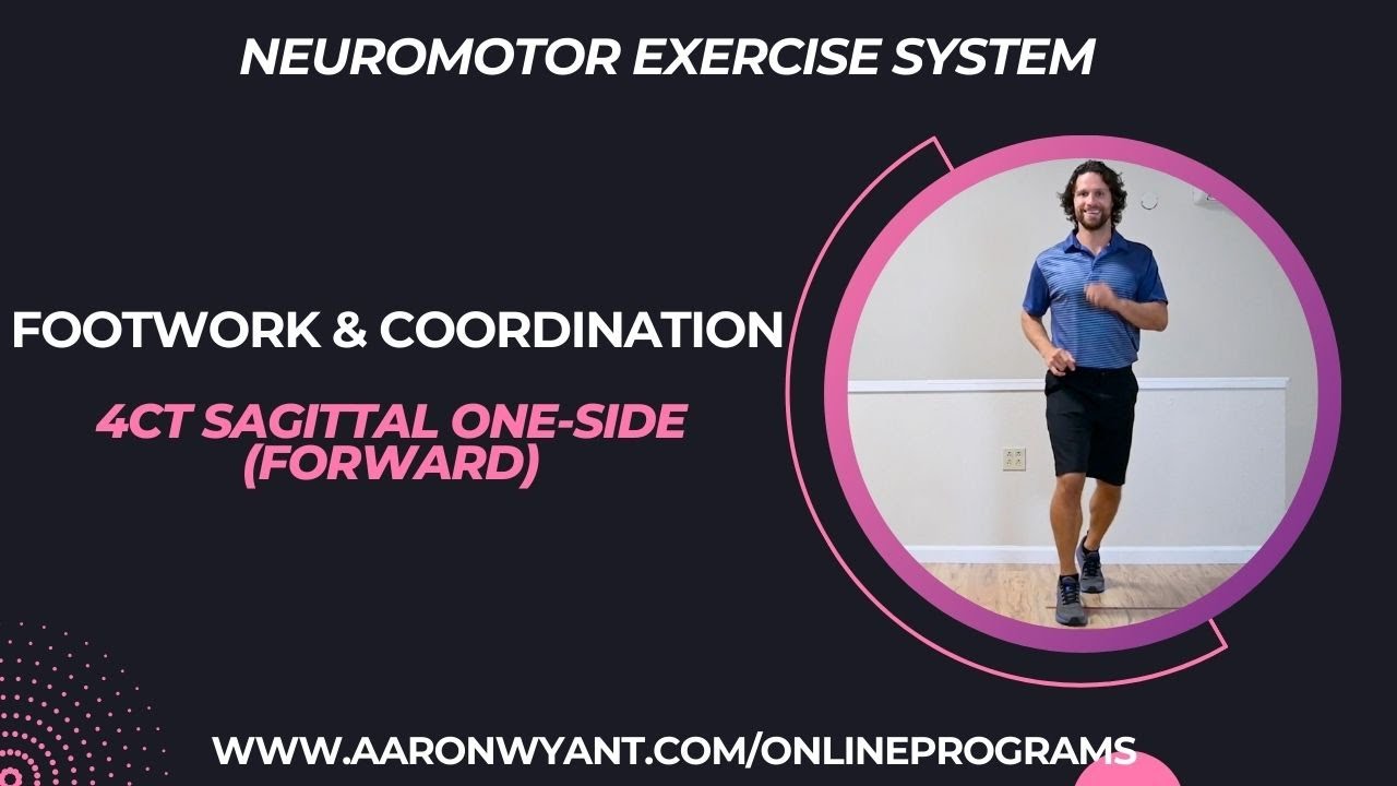 Linear Footwork #1: Four-count "One-Side Forward Step"_ Sagittal ...