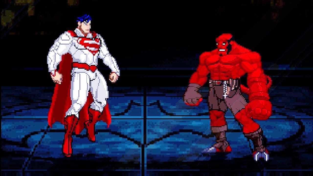 SUPERMAN VS HELLBOY RED HULK RIOT IRONMAN THANOS (VERY HARD) YOU'LL ...