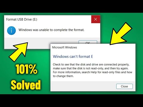 Как исправить ошибку, когда Windows не может форматировать USB или завершить форматирование SD карты