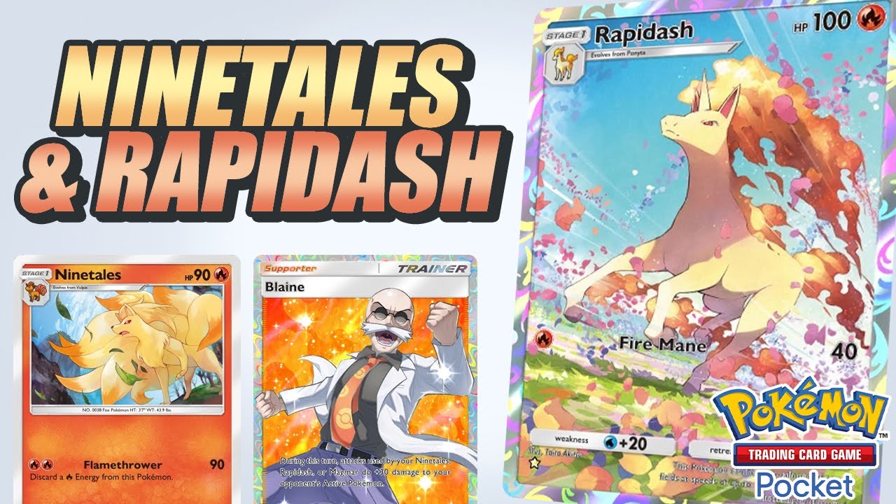 Blaine Makes This Fire Deck Amazing !! - Rapidash & Ninetales - Pokemon ...