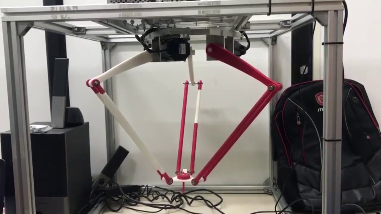 Design and Implementation of a 3 DOF Delta Robot - YouTube