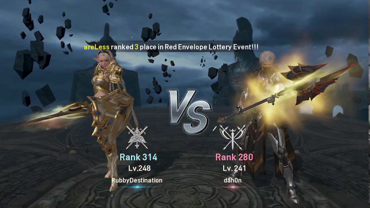 Templar Knight Pvp Arena Game Play Lineage 2 Revolution - YouTube