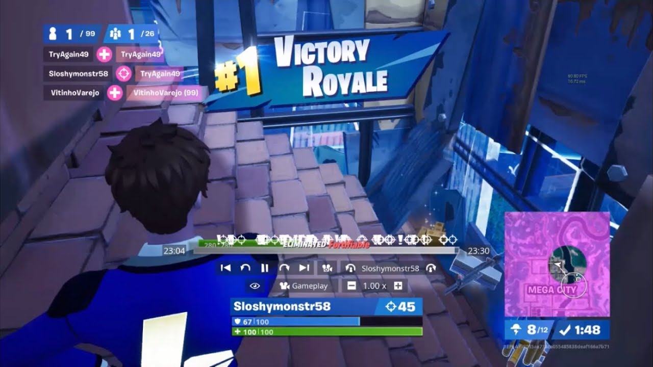 45 kill solo vs squads win Chapter 4 Season 2 - YouTube