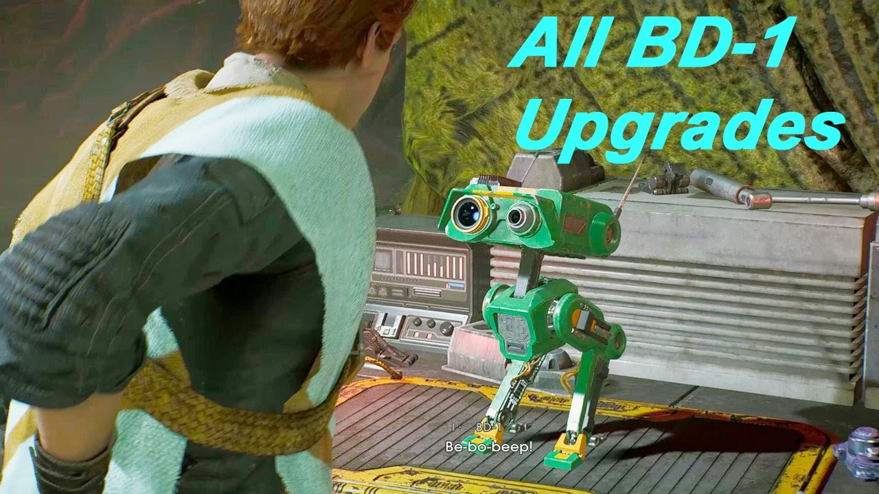 All BD-1 Upgrades in Star Wars Jedi: Fallen Order - YouTube