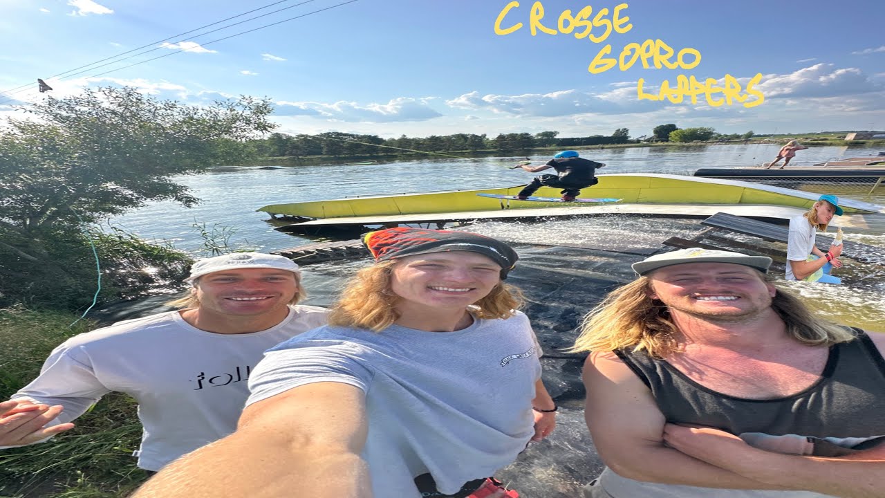 Crosse gopro laps at Rahinge wakepark - YouTube