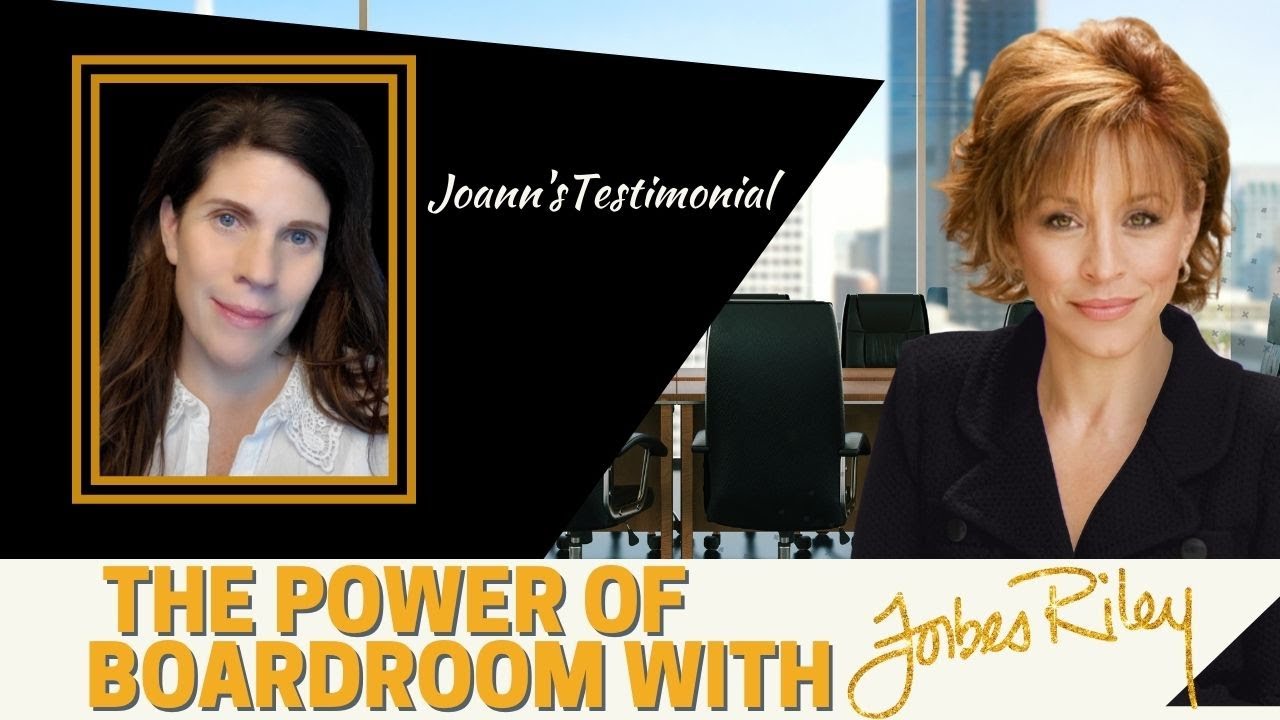 Uplevel Your Business with Forbes Riley's Boardroom: Joann Tierney ...