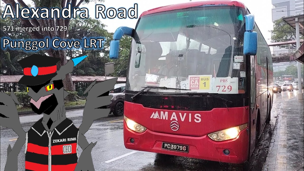 [全区間前面展望] KHNG交通 Premium Bus Service 729 Alexandra Road - Cove LRT ...