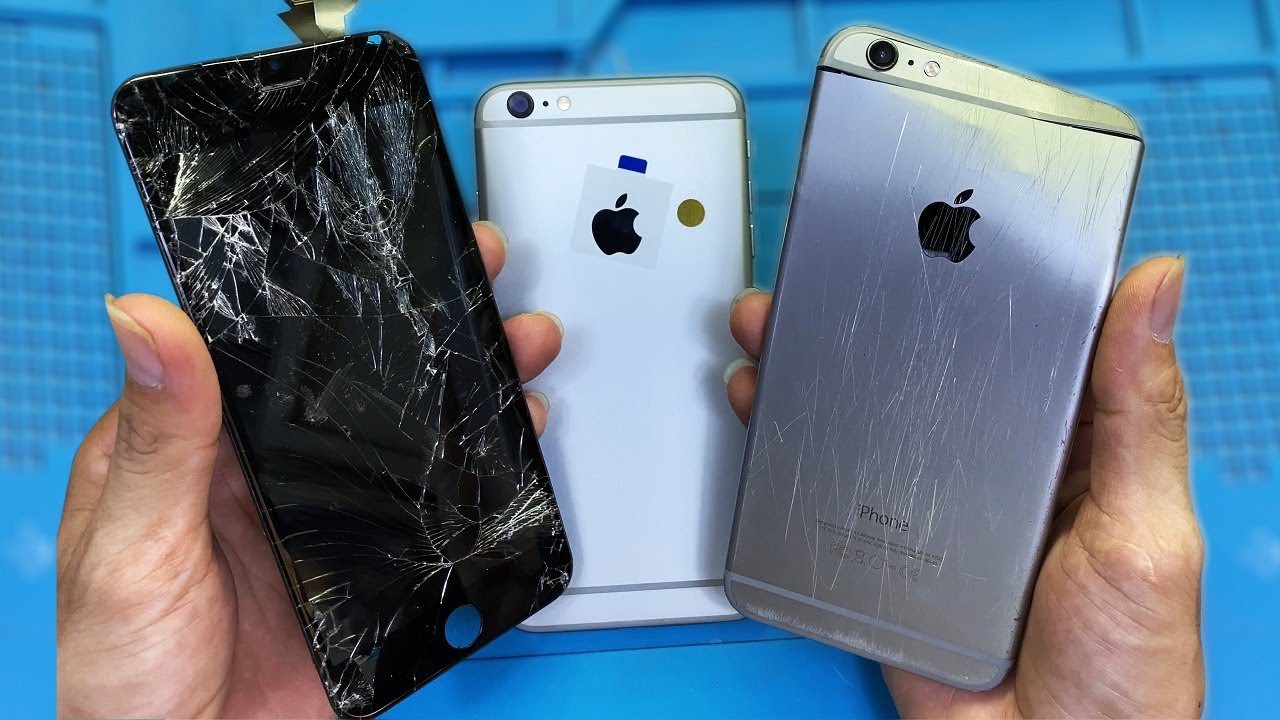 ASMR Restoration Videos | Restore Destroyed iPhone 6 Plus - YouTube