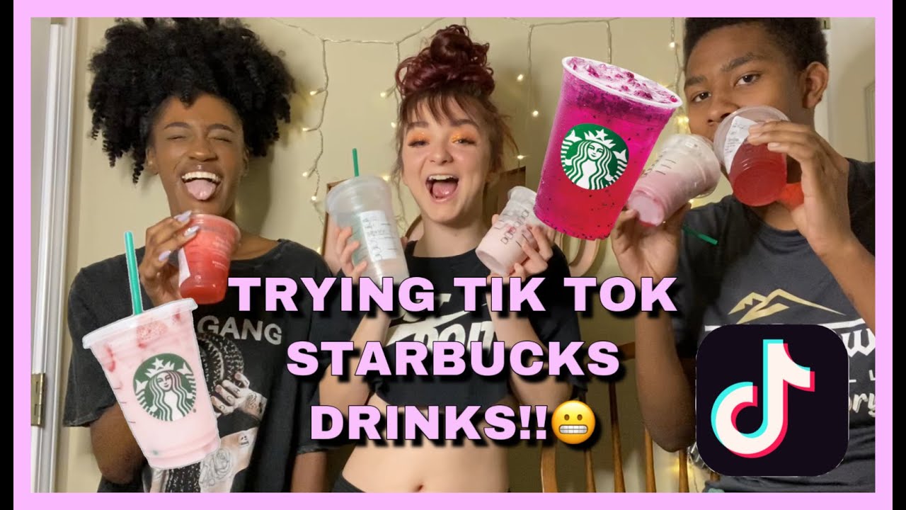 Trying Tik Tok Starbucks Drinks Youtube