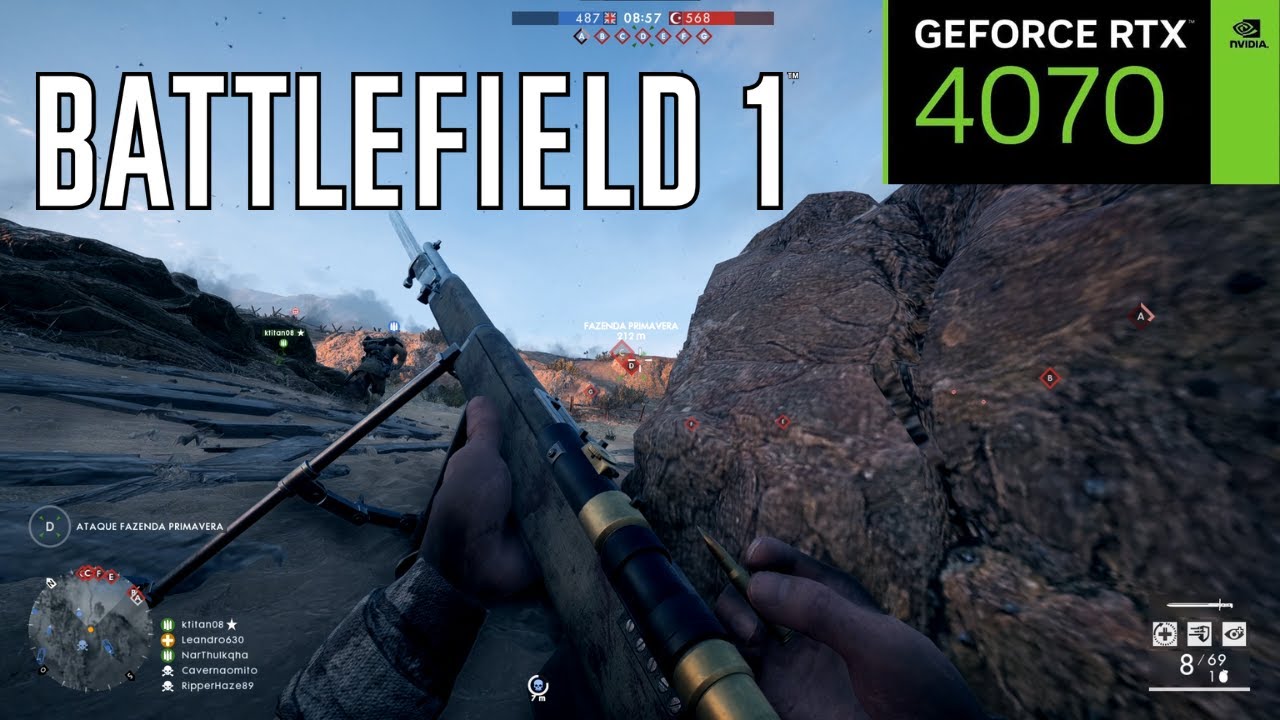 BATTLEFIELD 1 - GAMEPLAY | RTX4070 | 1440p - YouTube