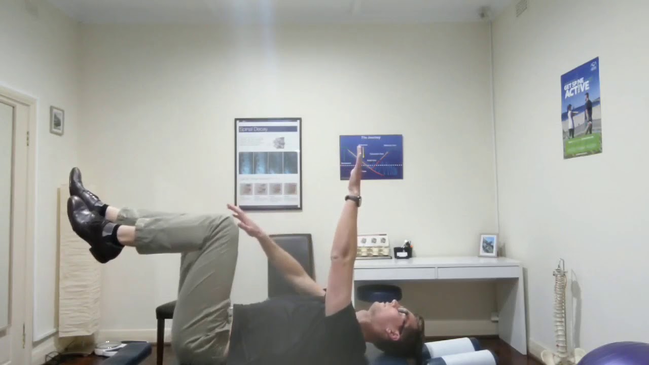 Core Exercises: Dead Bug progression 4 - YouTube