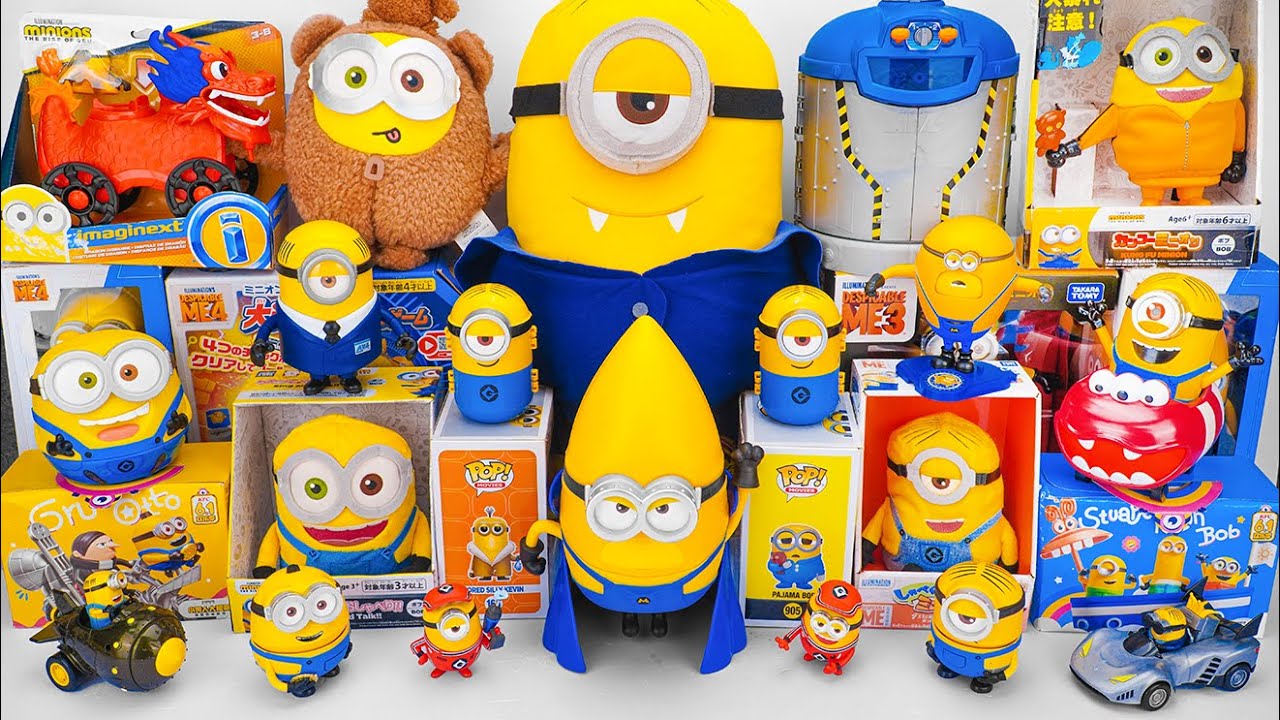 DESPICABLE ME 4 Toy Collection Unboxing ASMR 💙 Mega Minions ...