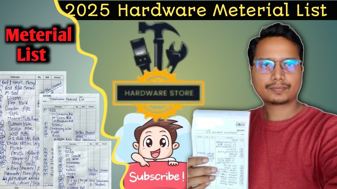 Hardware Shop Meterial List || Hardware A to Z Meterial List || 🔥🔥🔥 # ...