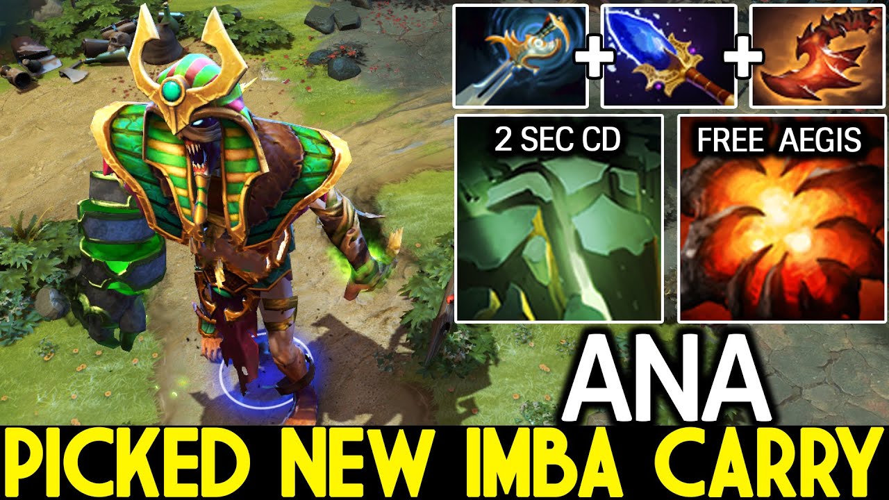 ANA [Undying] Picked New Imba Carry No Mercy 32 Kills Dota 2 - YouTube