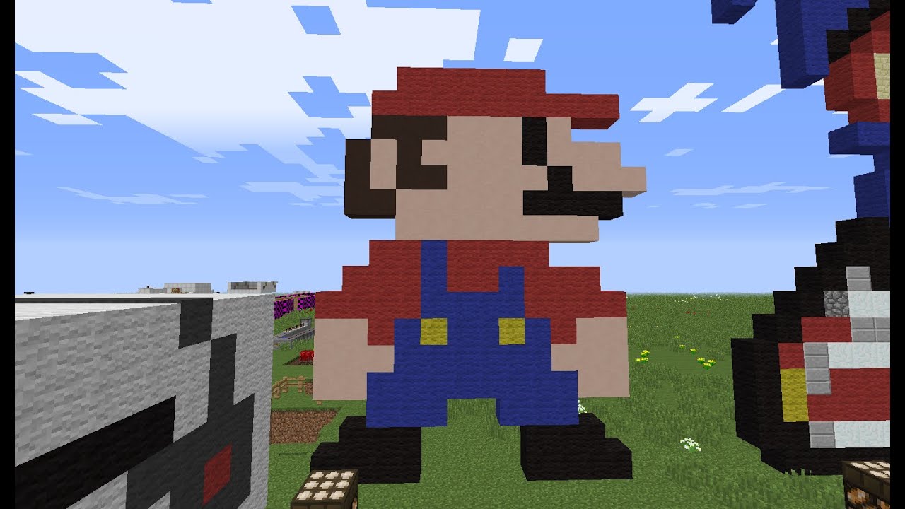 Minecraft PixelCraft Ep01: Old-School Mario - YouTube