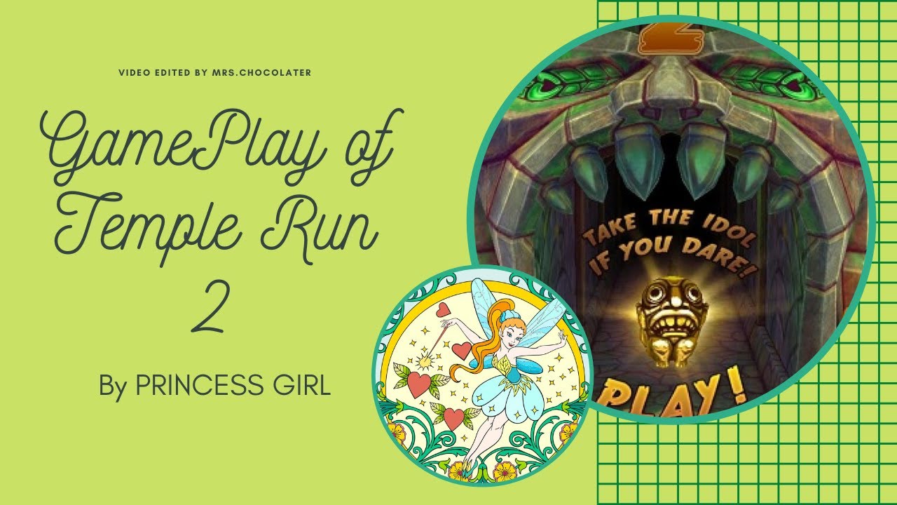 Gameplay of Temple run 2 by PRINCESS GIRL - YouTube