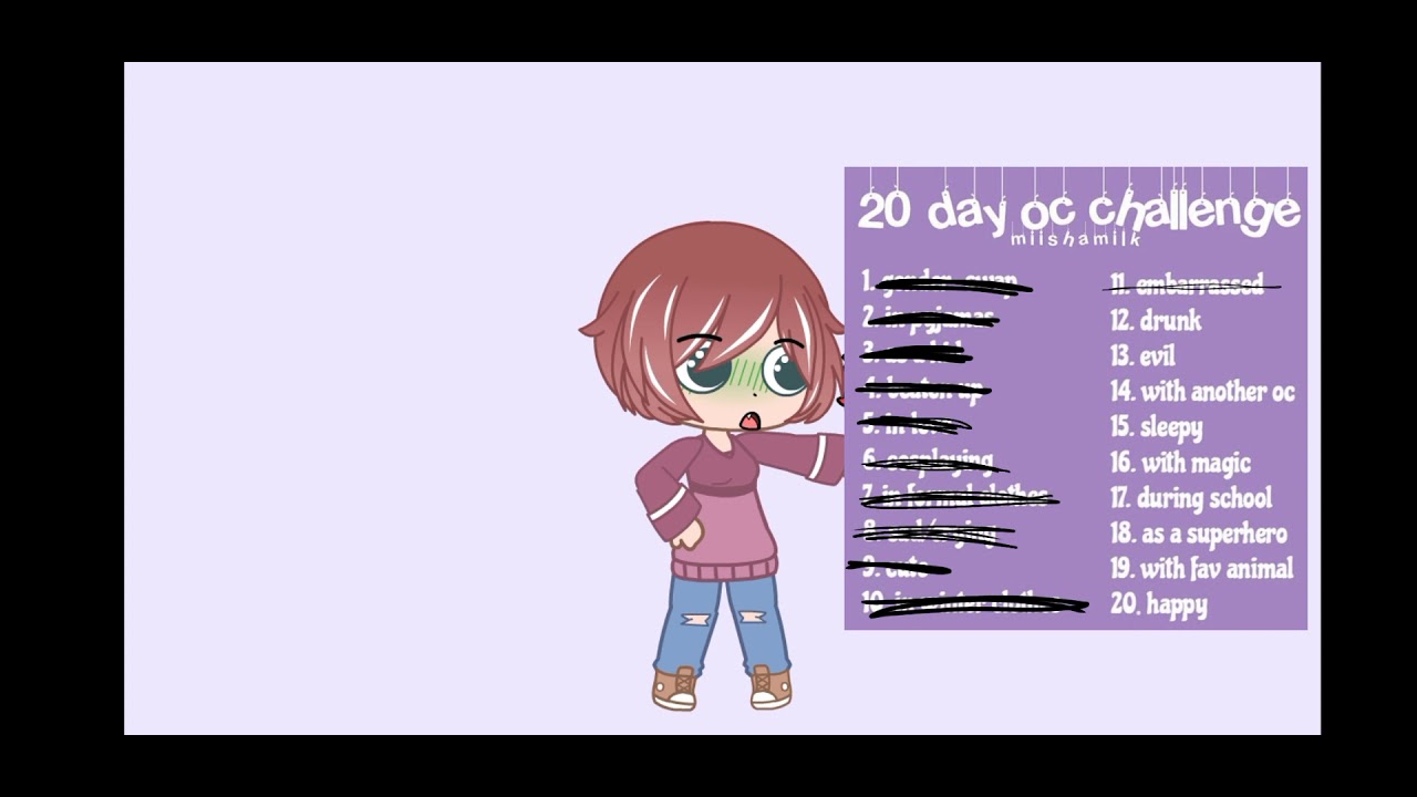 20 day oc challenge || day 12 - YouTube