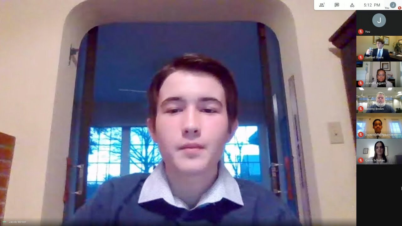 Student Member of the Board of Education Candidate Jacob Winters - YouTube