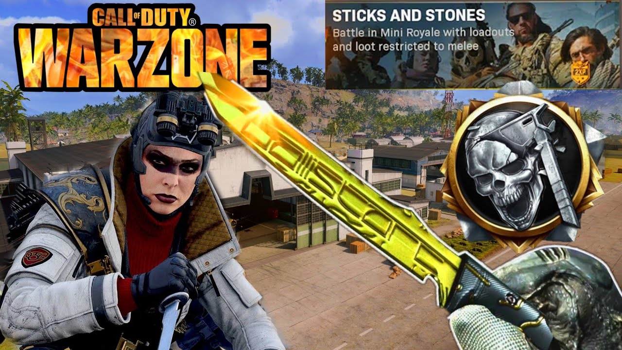 Call of Duty Warzone SEASON 5 NEW STICKS AND STONES MODE (ALL MELEE ...