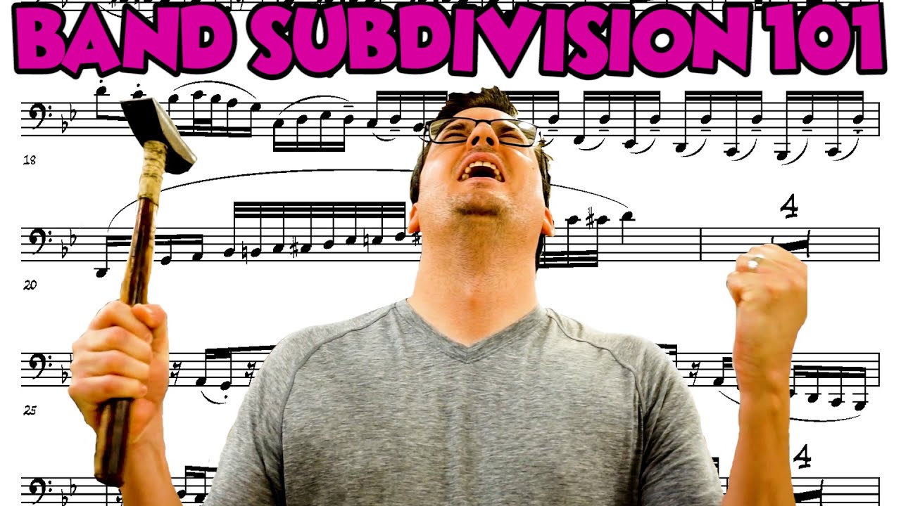 Basics of SUBDIVISION!!! BAND 101 with Ding for Wind Band and Concert ...