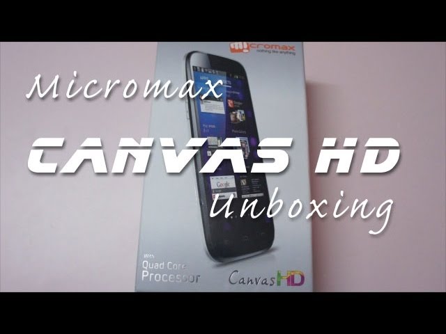 Micromax Canvas Hd