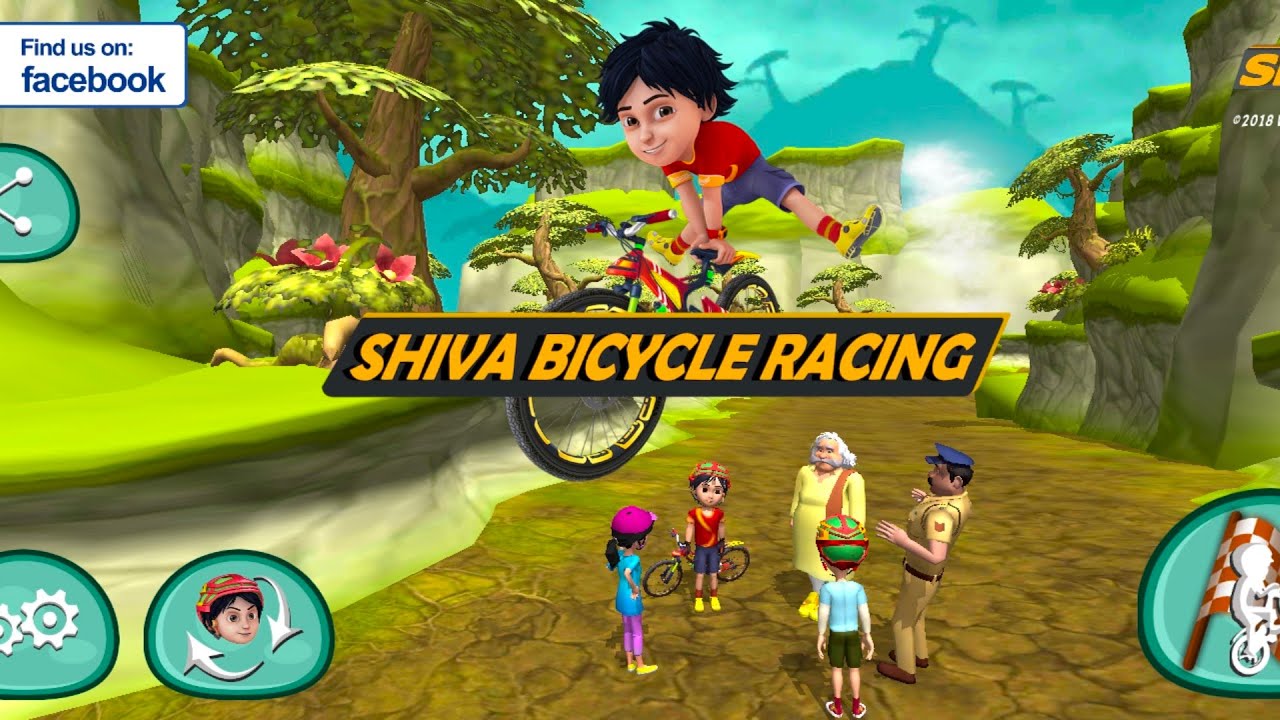 Shiva Cycle Racing game play, Shiva Bicycle game play android, Shiva ...