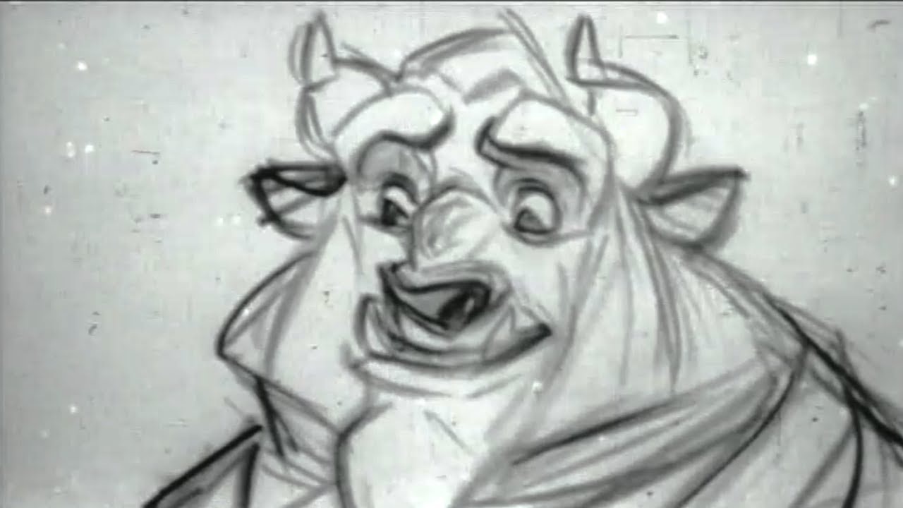Beauty and the Beast - Animation Tests, Roughs & Clean Ups - YouTube