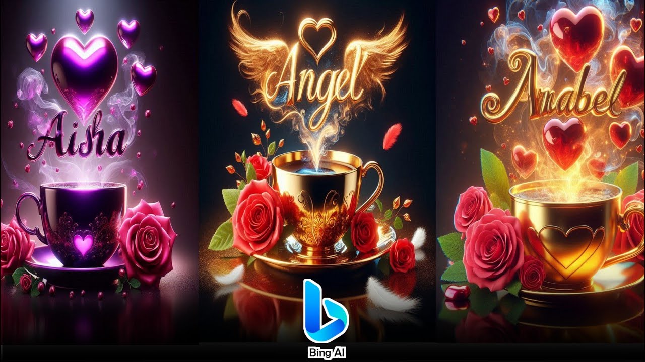 How to Create a Smoky Colourful Name Effect Using AI - YouTube